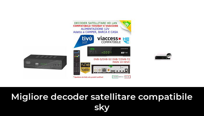 43 Migliore decoder satellitare compatibile sky nel 2022: secondo gli ...