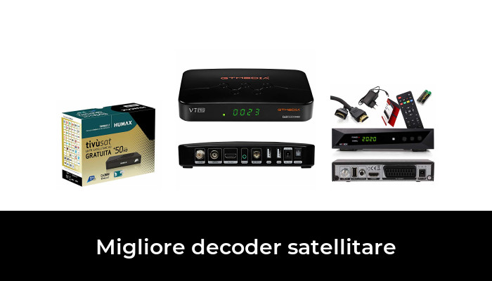 39 Migliore decoder satellitare nel 2022: secondo gli esperti