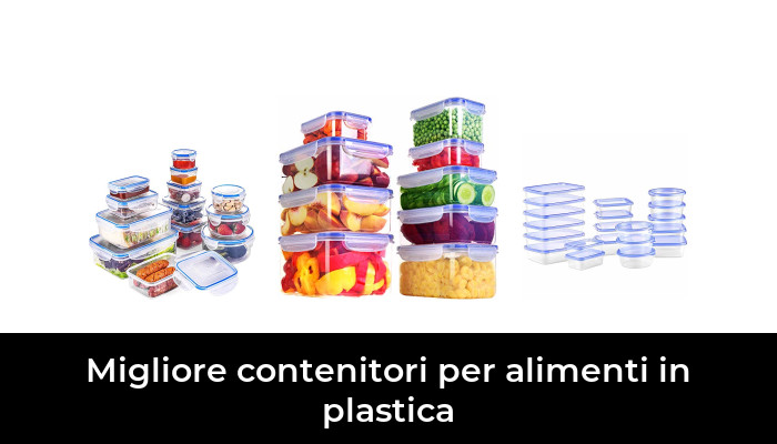 47 Migliore contenitori per alimenti in plastica nel 2024: secondo gli ...