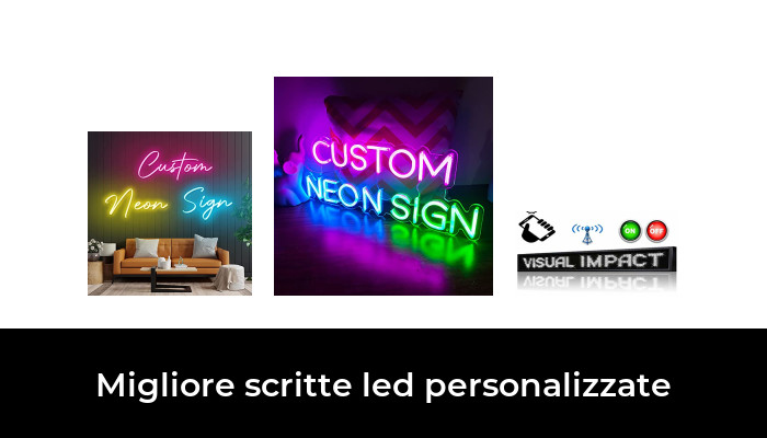 47 Migliore scritte led personalizzate nel 2022: secondo gli esperti